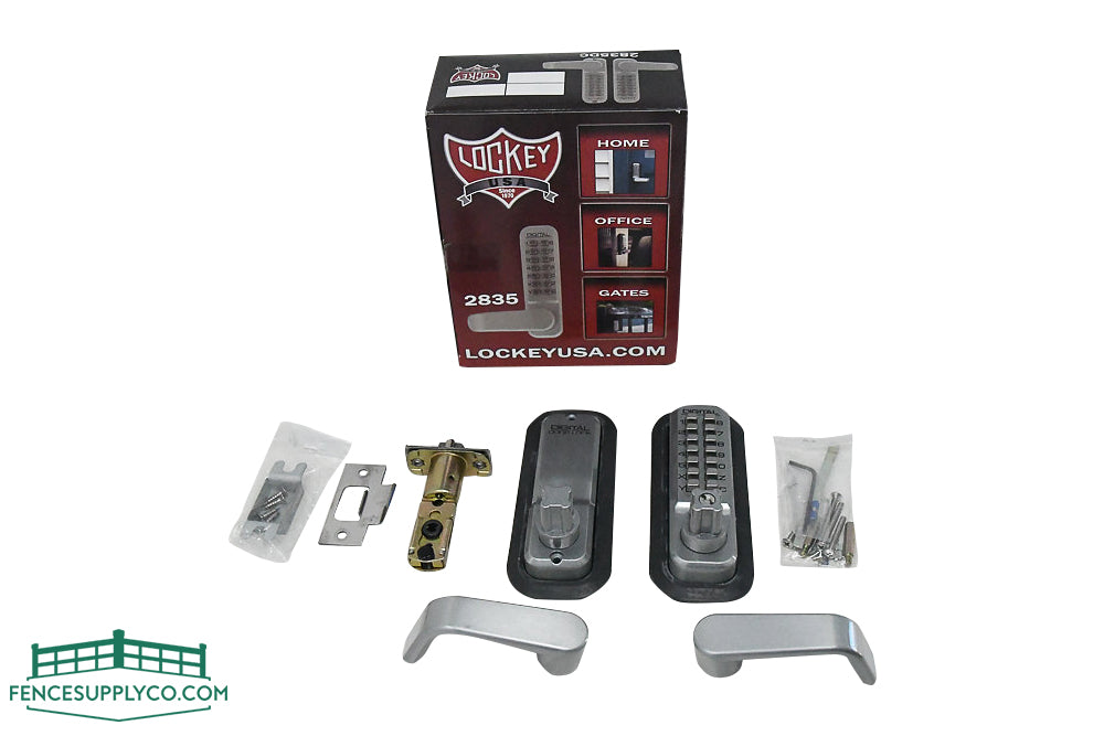 Keyless Entry Lever Lock - Lockey 2835 – FenceSupplyCo.com