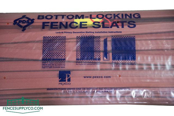 Bottom Lock Slats | FenceSupplyCo.com